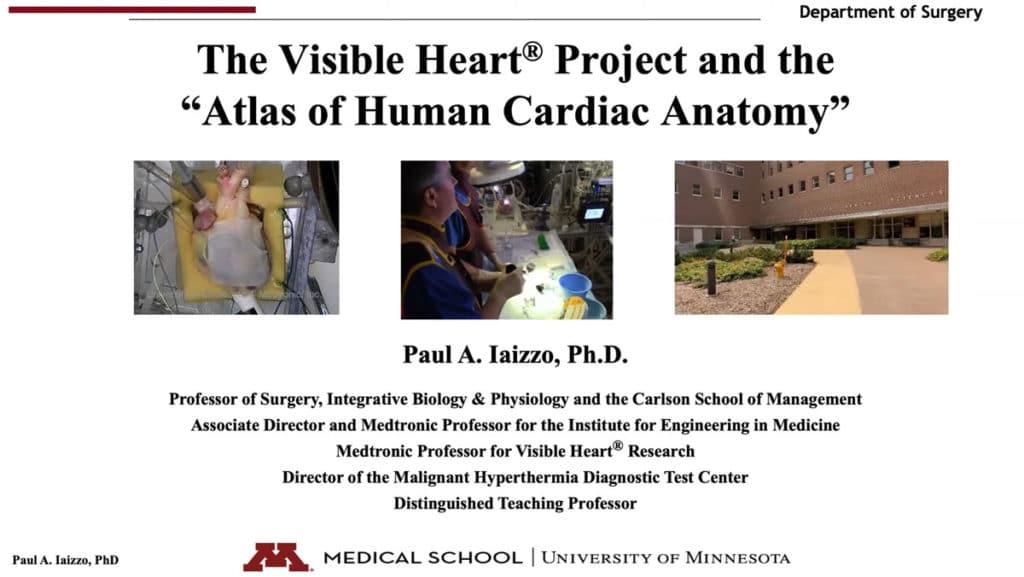 2021 Symposium - The Visable Heart® Project and the “Atlas of Human ...